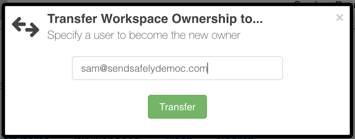 Bulk Workspace Transfer – Online Help Center