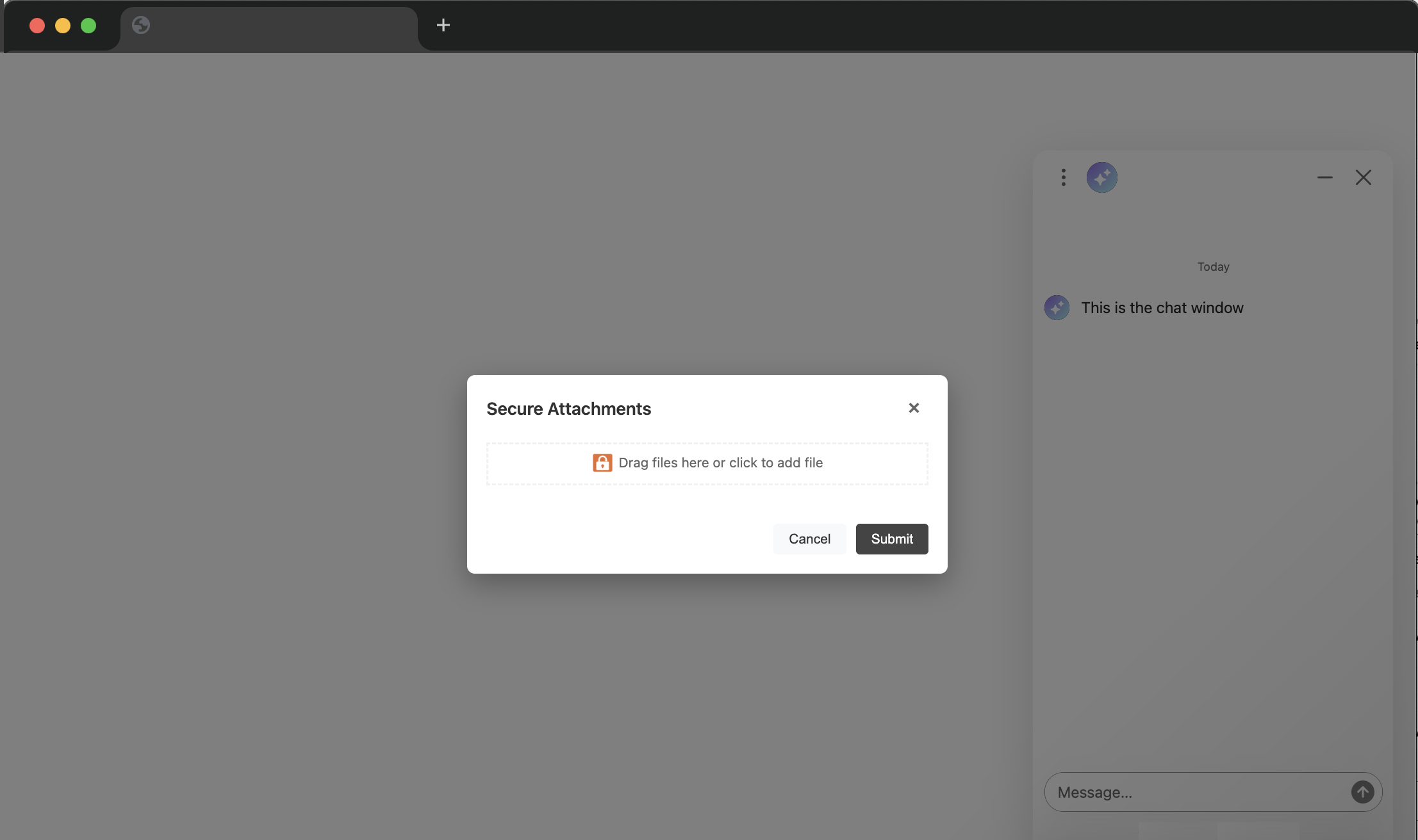 SendSafely Dropzone Modal (Beta) – Online Help Center